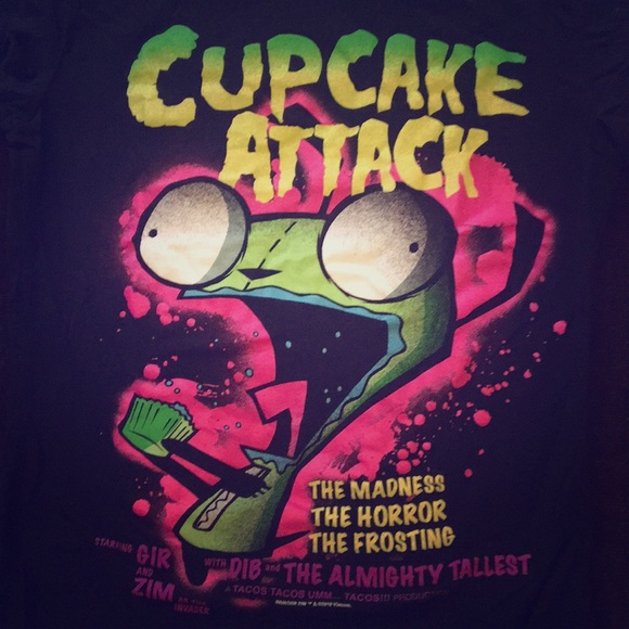 Invader Zim Gir Cupcake